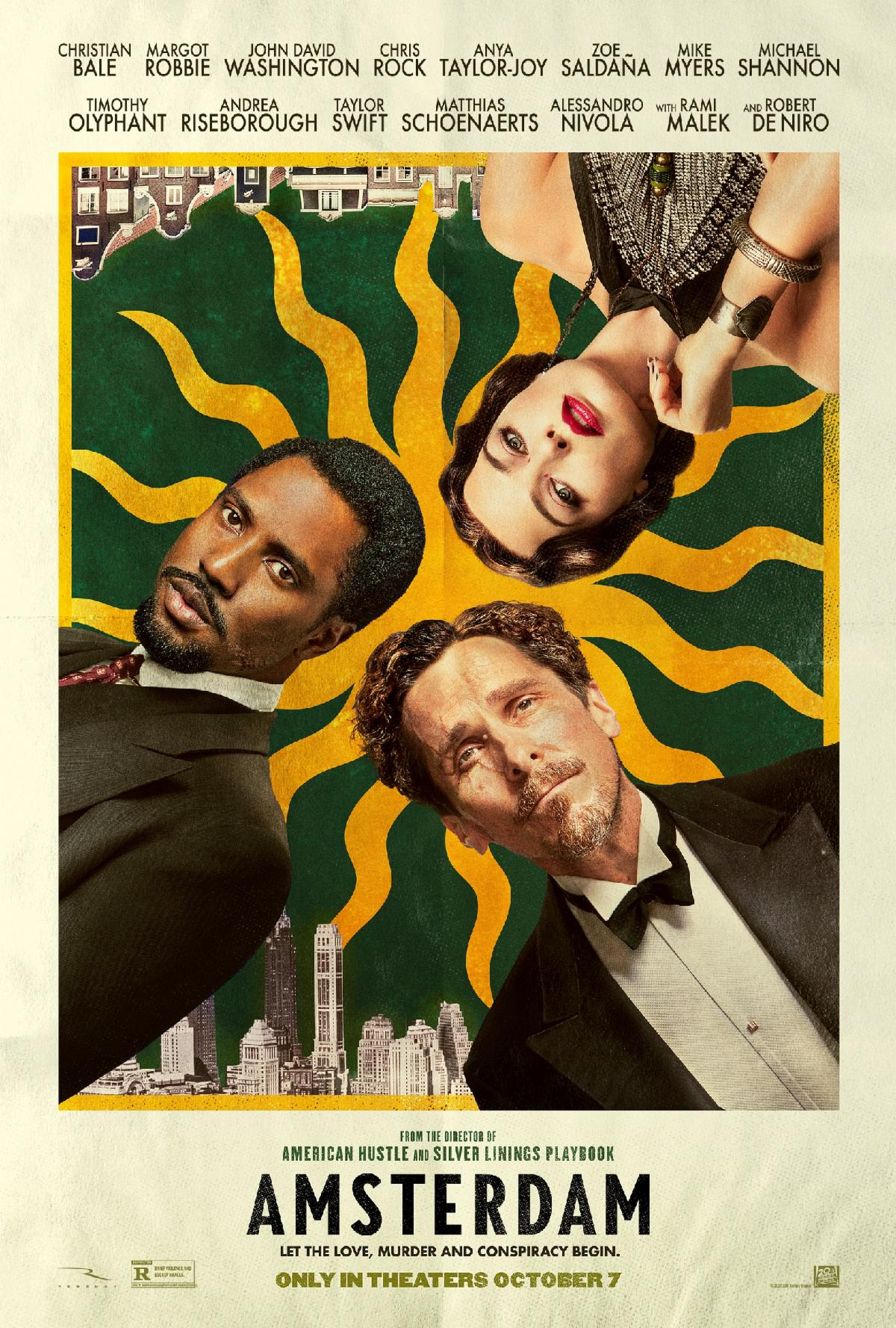 AMSTERDAM Review — A Quirky, Convoluted Comedic Thriller